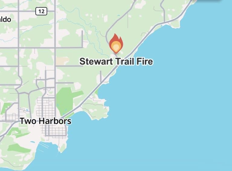 Wildfire Shuts Down Highway 61 Near Two Harbors - Paddle and Portage
